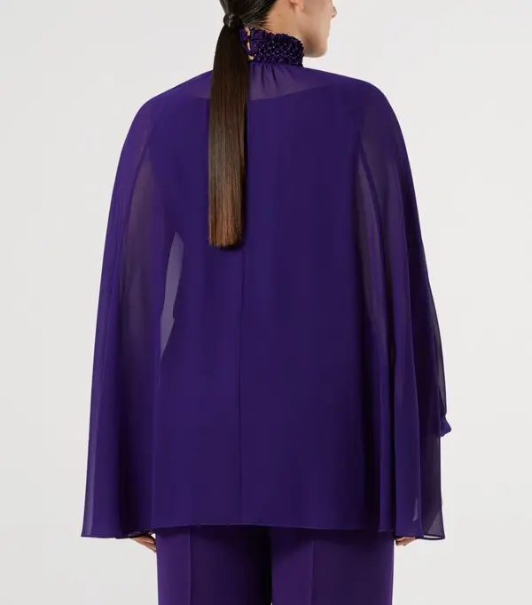 Marina Rinaldi High Neck Embellished Tunic