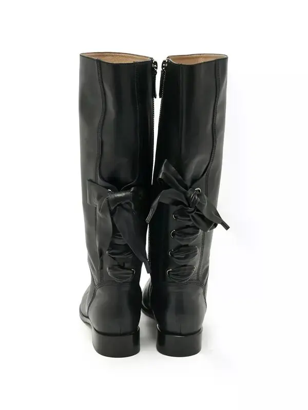 Valentino Garavani Lace-up Knee-length Boots