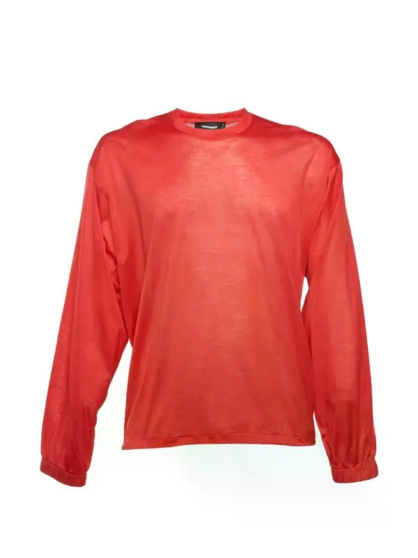 Dsquared2 Graphic-print Long-sleeve T-shirt - Red