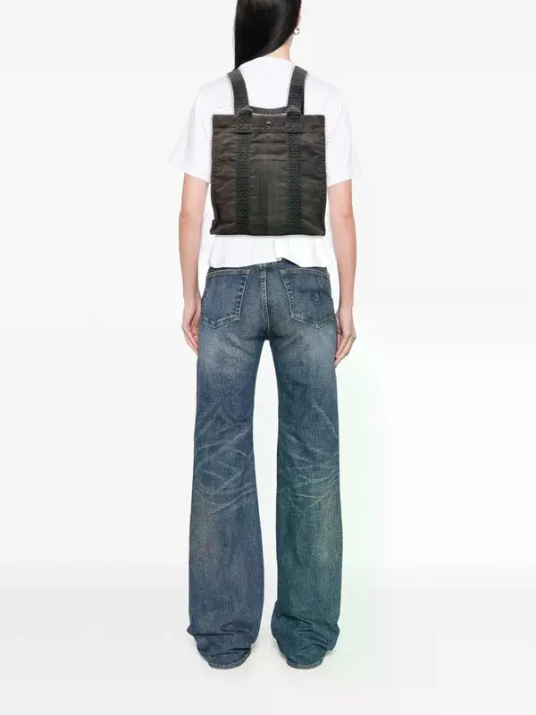 Hermès Herline Mm Canvas Backpack