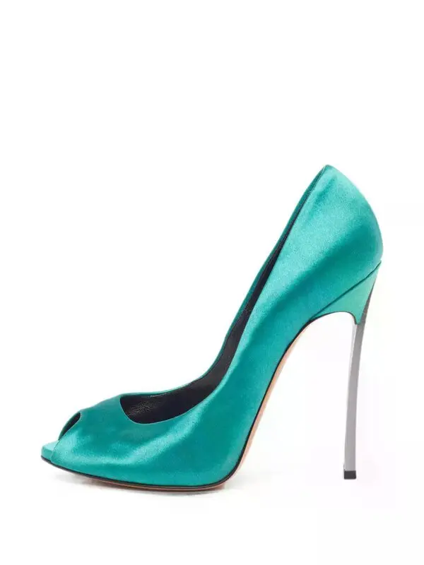 Casadei Blade Peep-toe Pumps