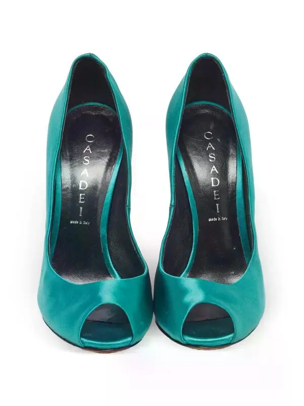 Casadei Blade Peep-toe Pumps
