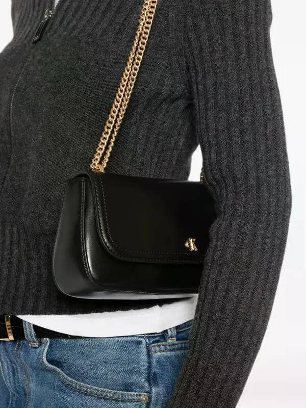 Calvin Klein Logo Plaque Chain-strap Shoulder Bag