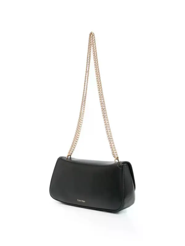 Calvin Klein Logo Plaque Chain-strap Shoulder Bag