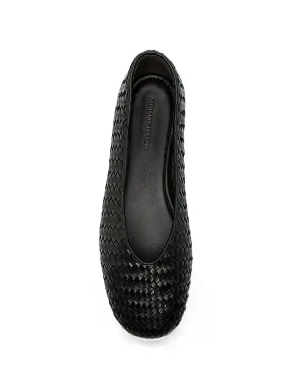 ADRIANNA FERETTI Woven Ballet Flats