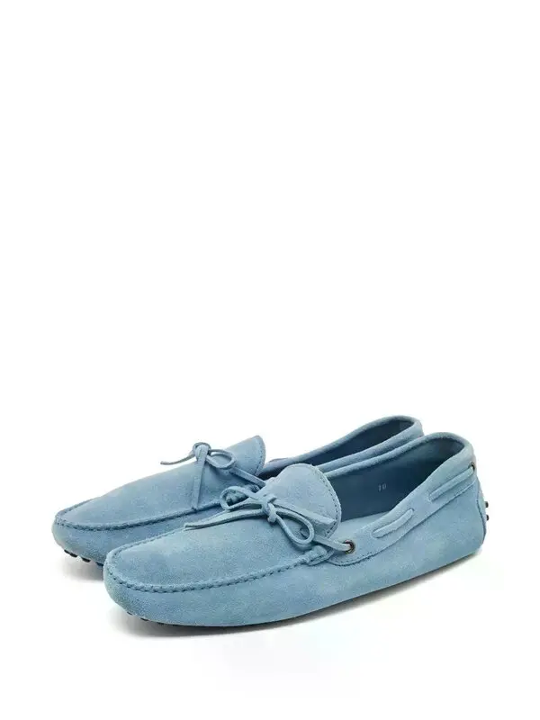 TOD'S Gommino Suede Loafers - Blue