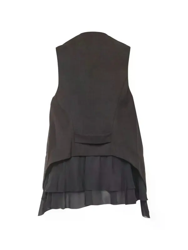 Brunello Cucinelli Sleeveless Layered Jacket