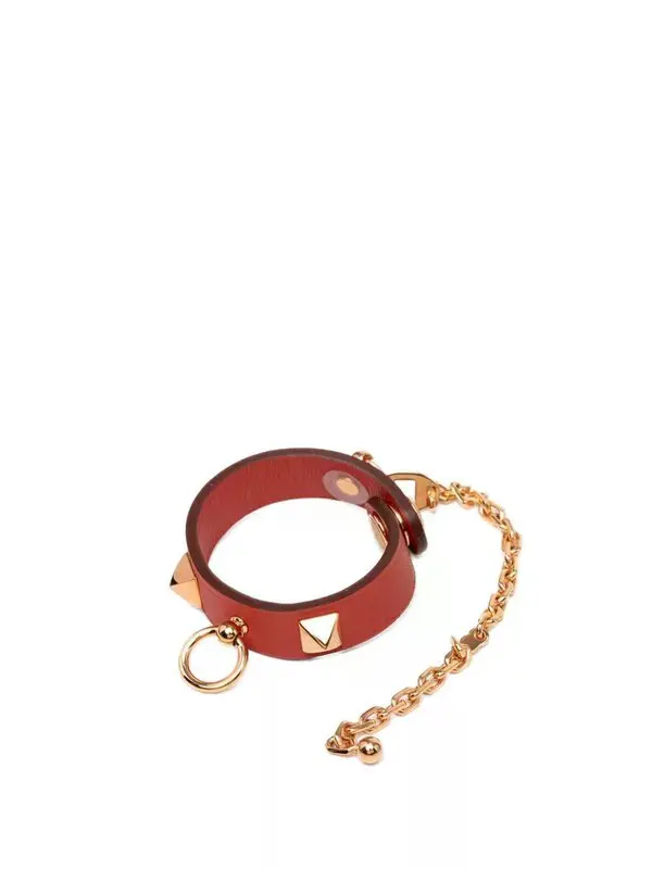Hermès Swift Rive Glove Clip Keychain - Red