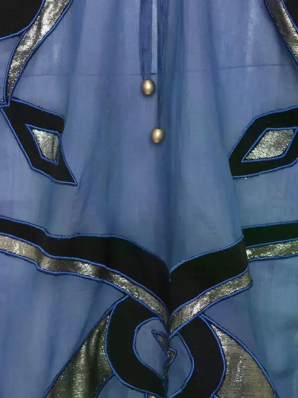 Emilio Pucci Embroidered Kaftan Dress