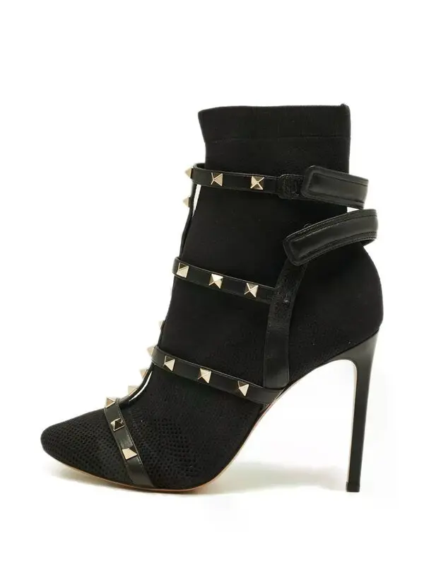 Valentino Garavani Rockstud Embellished Ankle Boots