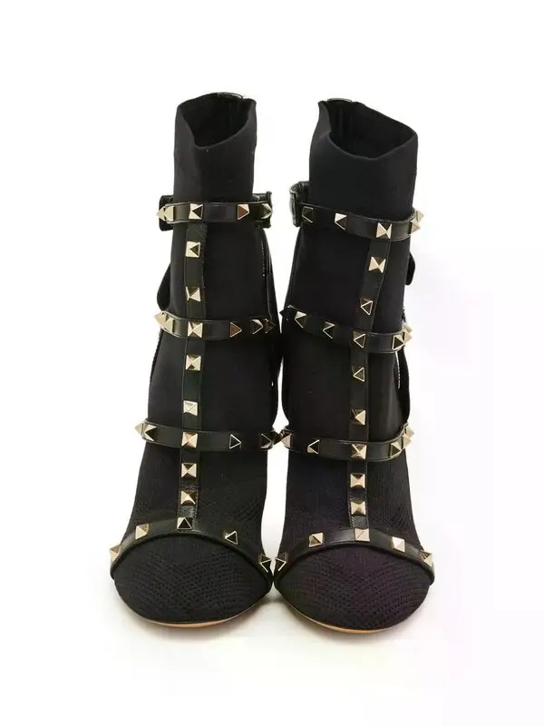 Valentino Garavani Rockstud Embellished Ankle Boots