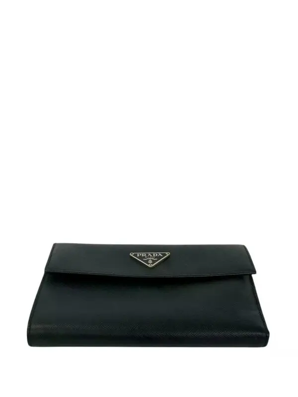 Prada 2000-2013 Saffiano Trifold Wallet Small Wallets