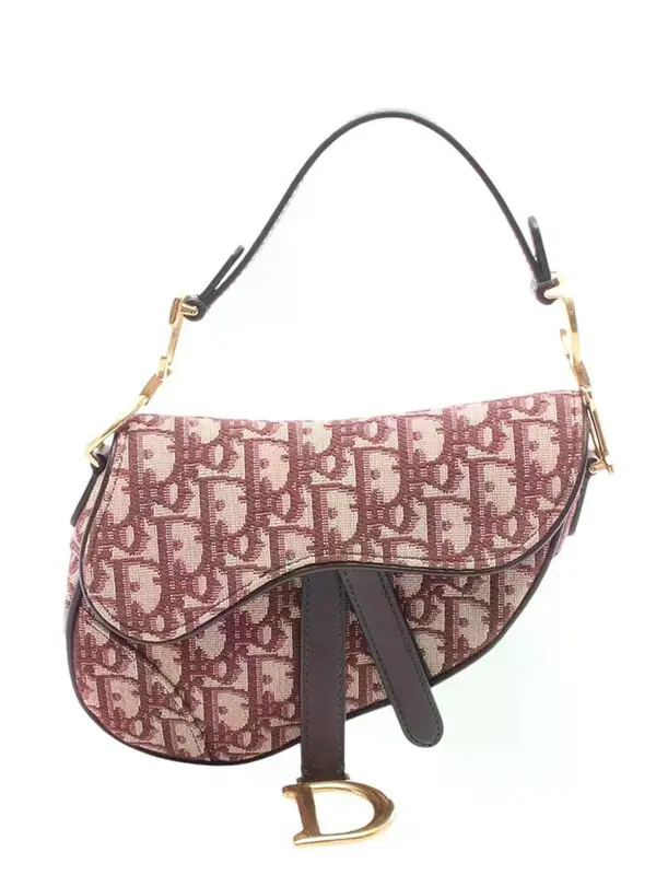 Dior Mini Saddle Bag Satchel - Red