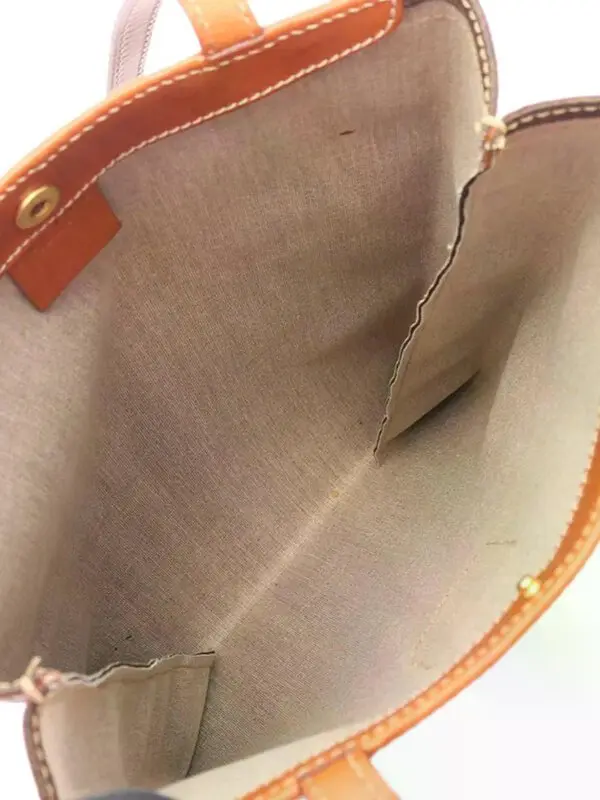 Celine 20th Century Macadam Coated Canvas Tote Bag