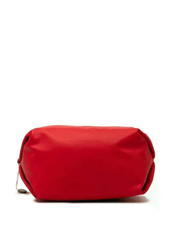 Bottega Veneta Lambskin Pouch - Red