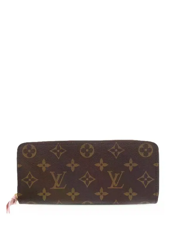 LOUIS VUITTON 2016 Monogram Clemence Wallet Long Wallets