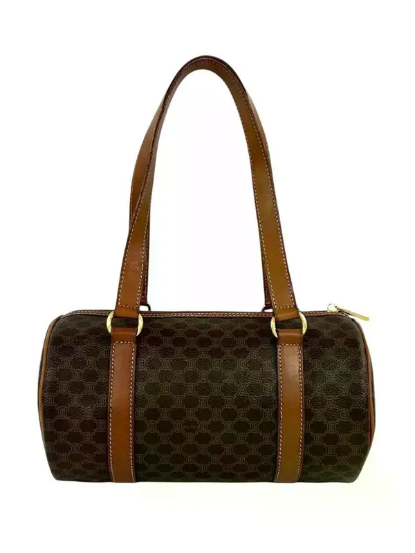 Celine Macadam Coated Canvas Shoulder Bag