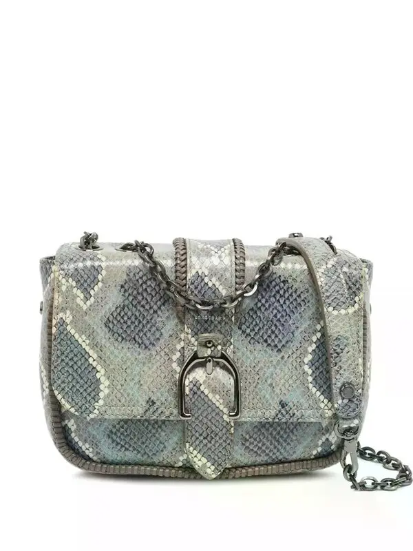 Longchamp Amazone Python-embossed Crossbody Bag