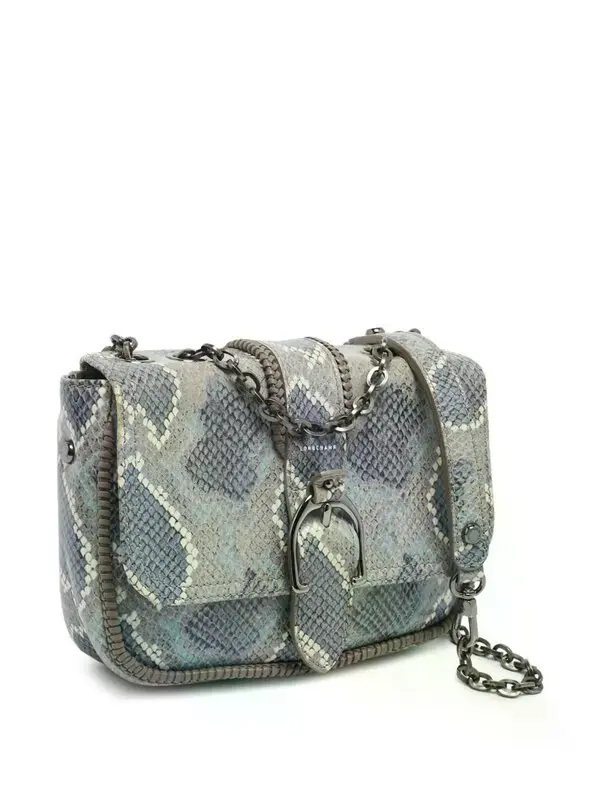 Longchamp Amazone Python-embossed Crossbody Bag
