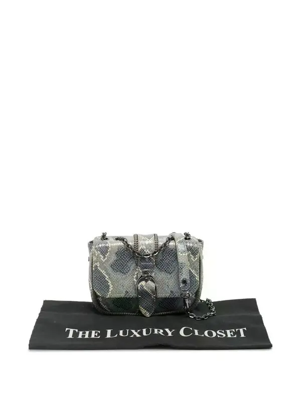 Longchamp Amazone Python-embossed Crossbody Bag
