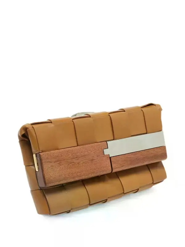 Bottega Veneta The Snap Intreccio Clutch Bag