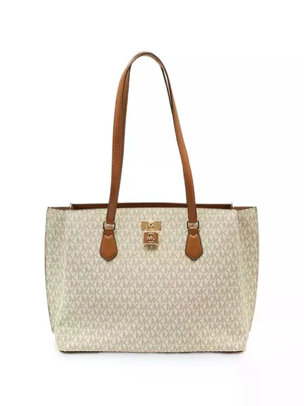 Michael Kors Ruby Logo-print Tote Bag - Neutrals