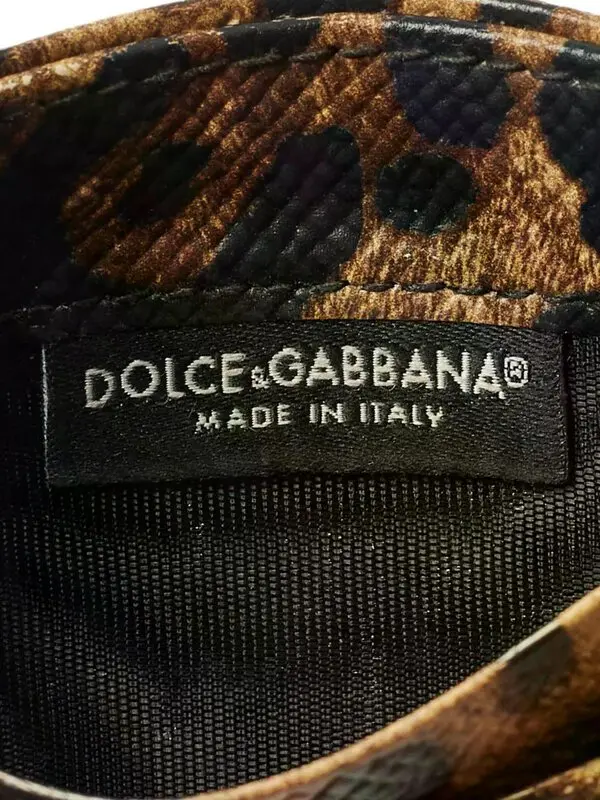Dolce & Gabbana Leopard-print Card Holder