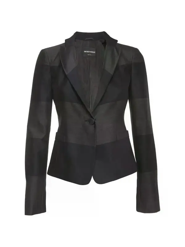 Emporio Armani Tailored Horizontal-stripe Blazer