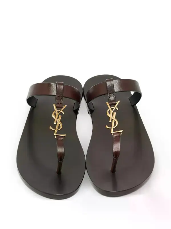 Saint Laurent Cassandre Thong Sandals
