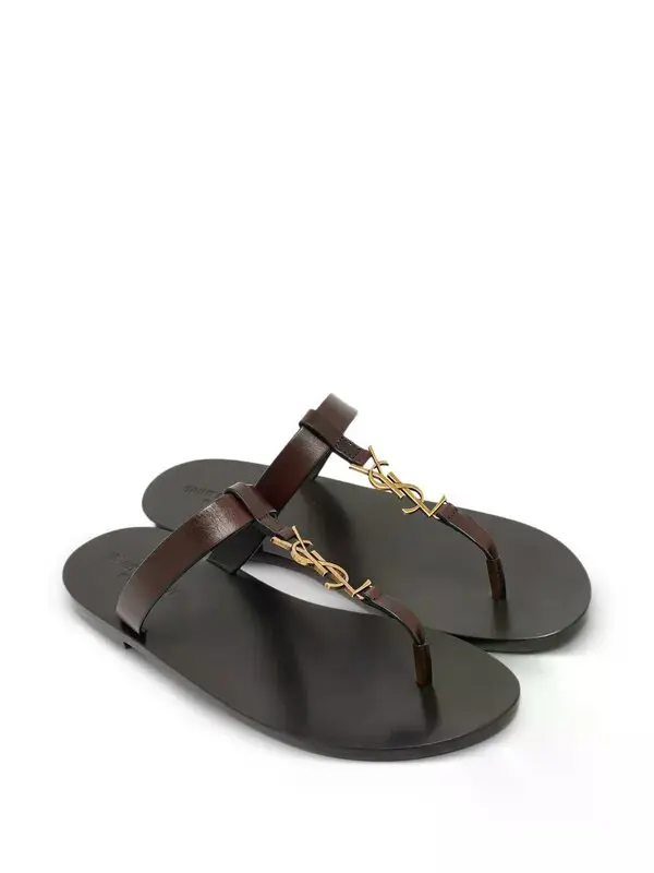 Saint Laurent Cassandre Thong Sandals