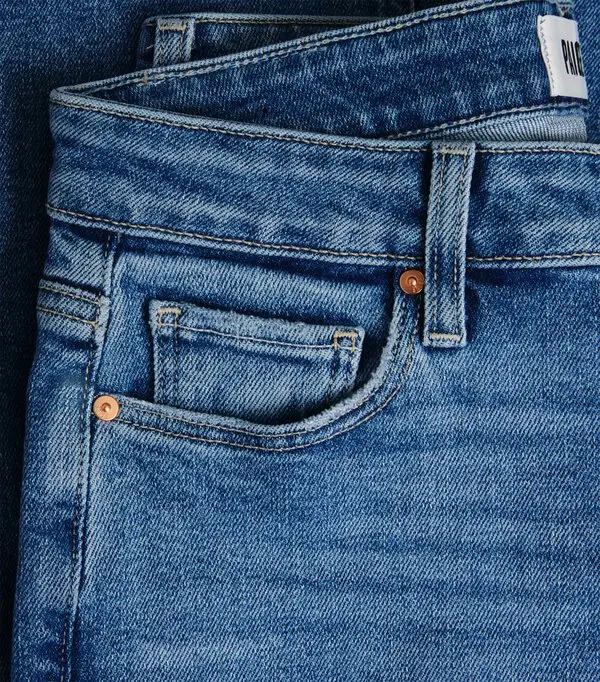 Paige Stretch-denim Cindy Straight Jeans