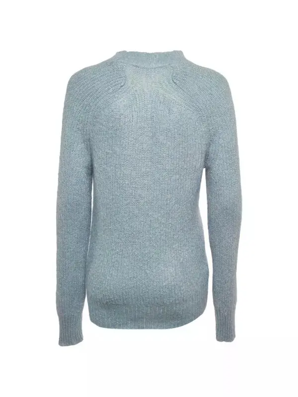 JIL SANDER Rib-knit Mock Neck Sweater