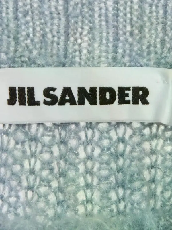 JIL SANDER Rib-knit Mock Neck Sweater