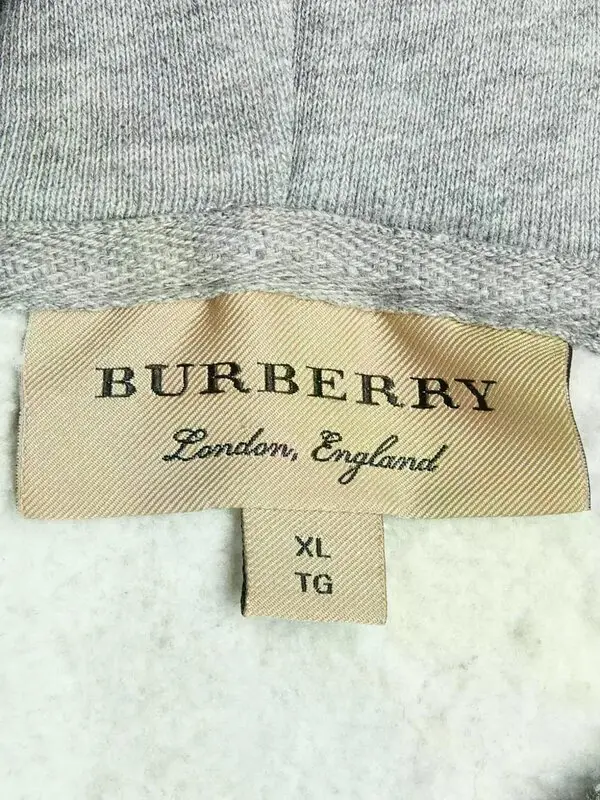 Burberry Logo Embroidered Hoodie