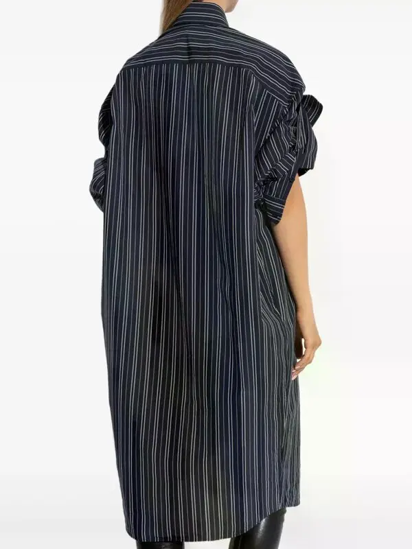 Balenciaga Striped Shirt Dress