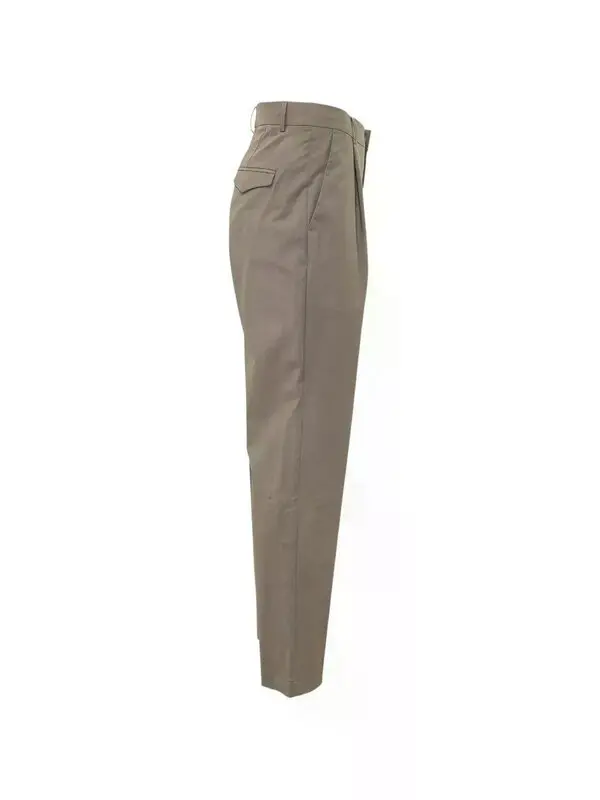 DUNO Davi Pleated Tapered-leg Trousers