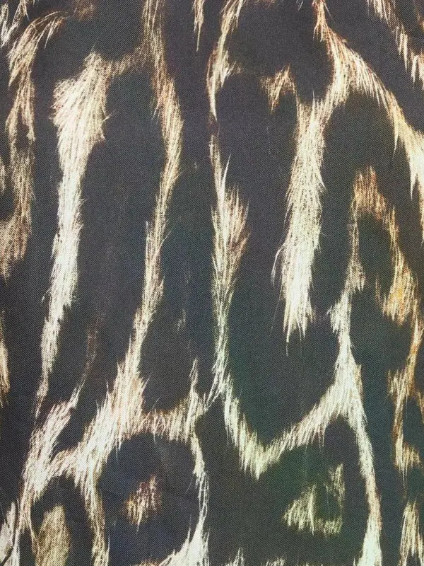 Roberto Cavalli Leopard Print Short Sleeve Top