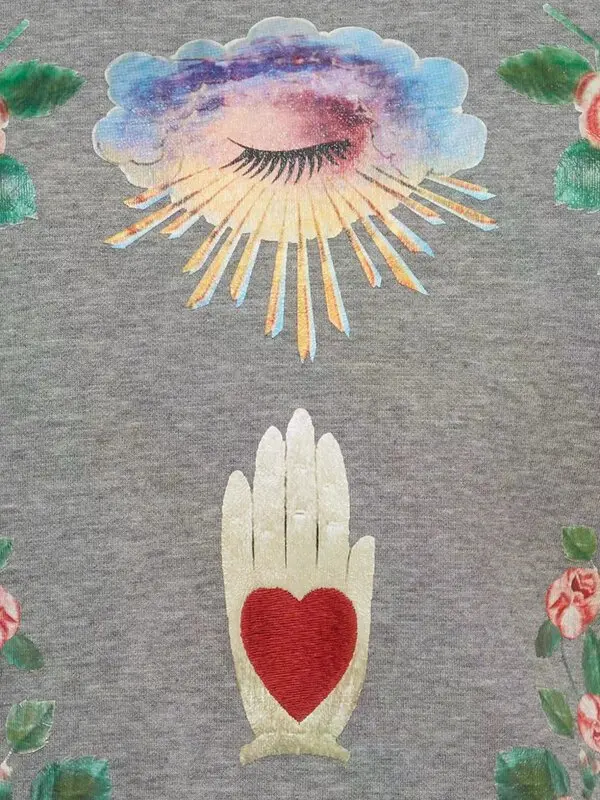 Red Valentino Graphic Print Sweatshirt