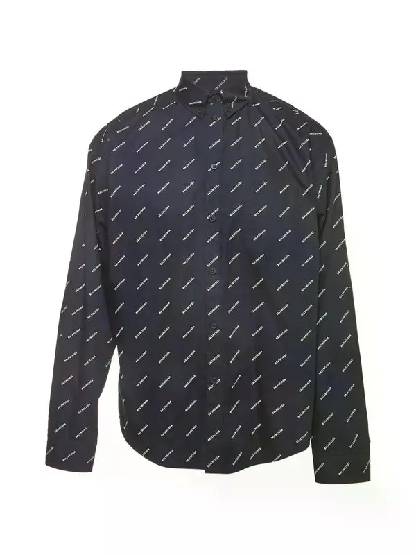 Balenciaga Logo-print Oversized Shirt
