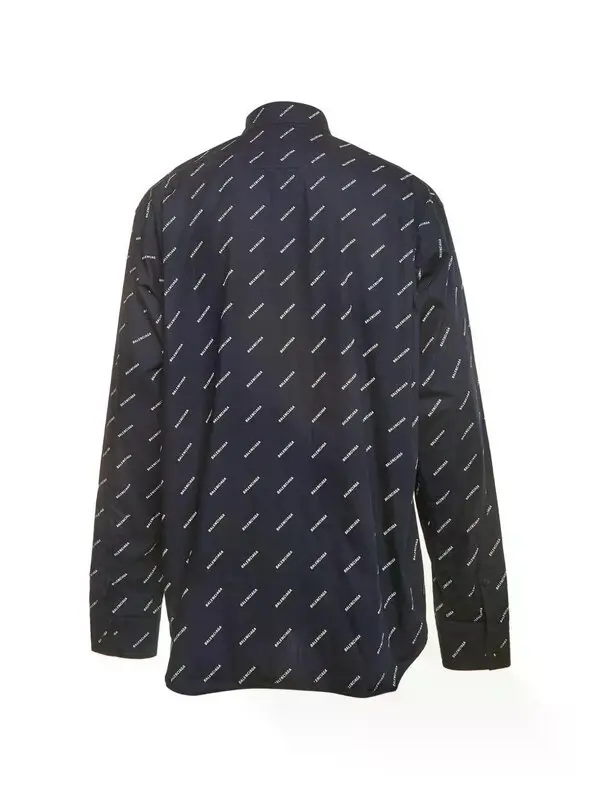 Balenciaga Logo-print Oversized Shirt