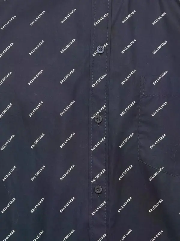 Balenciaga Logo-print Oversized Shirt