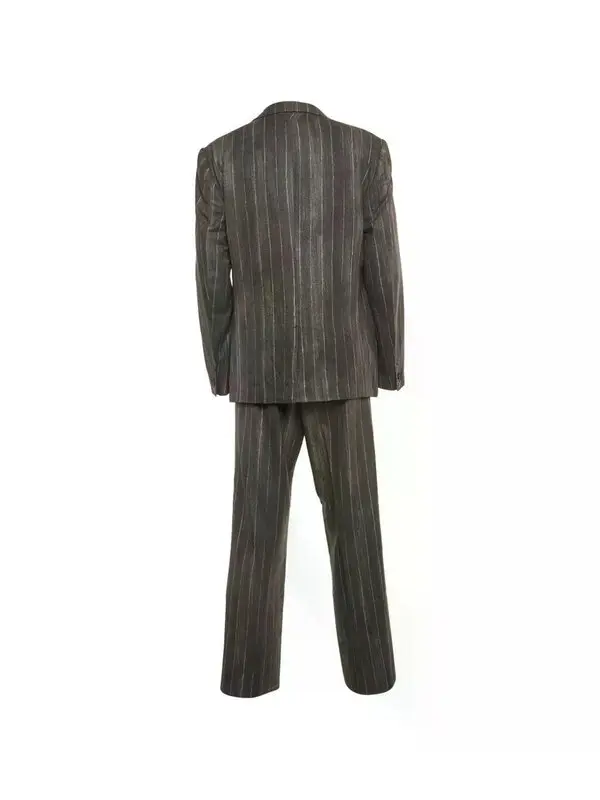 Versace Striped Wool Suit