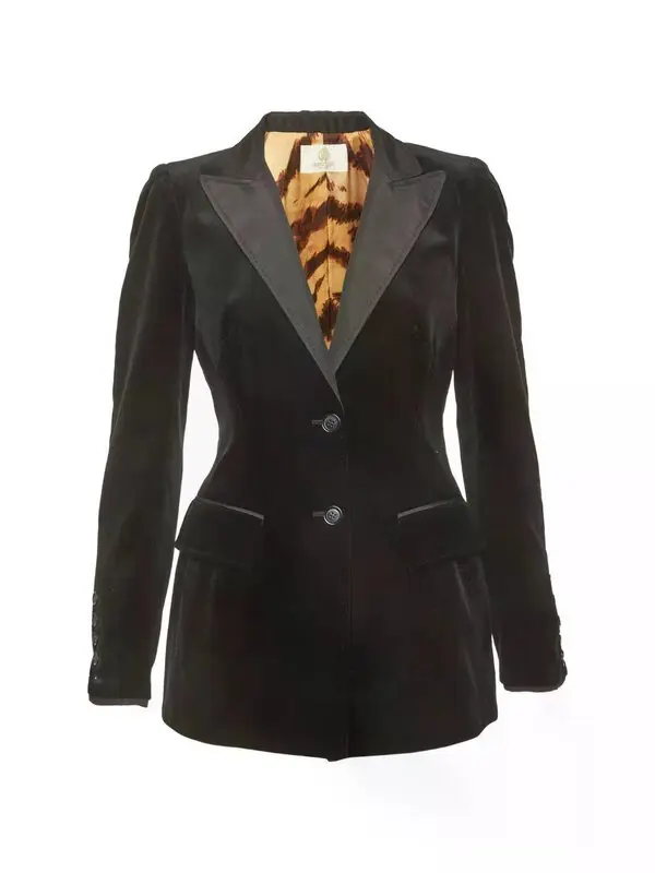 Roberto Cavalli Velvet Tuxedo Jacket