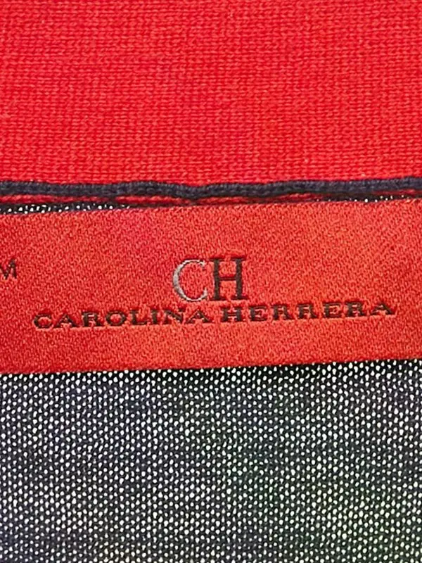Carolina Herrera Embroidered Cotton Cardigan