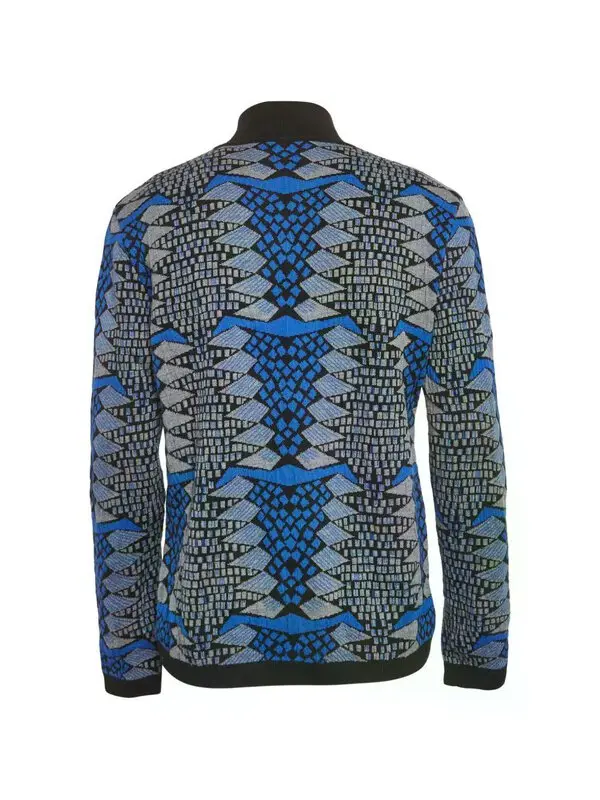 Versace Wool Turtleneck Sweater - Blue