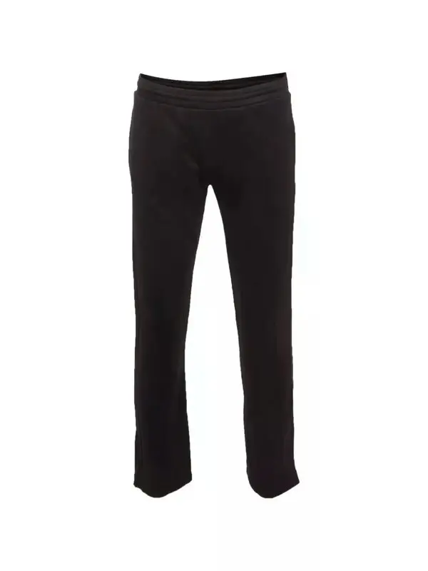 Valentino Garavani Vltn-logo Straight-leg Trousers - Black