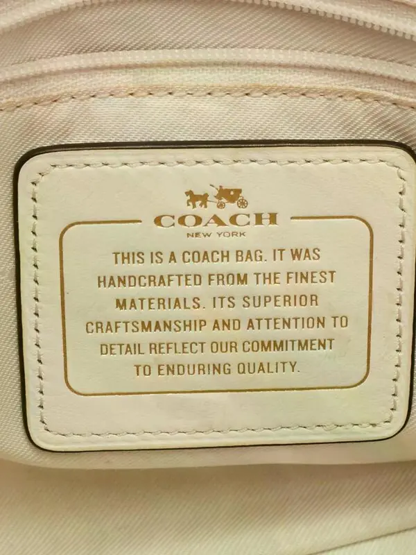 COACH VINTAGE Crosby Floral Appliqué Tote Bag