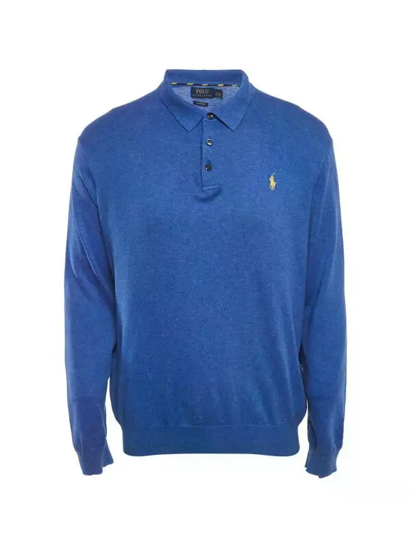 Polo Ralph Lauren Cotton Long-sleeve Polo Shirt - Blue