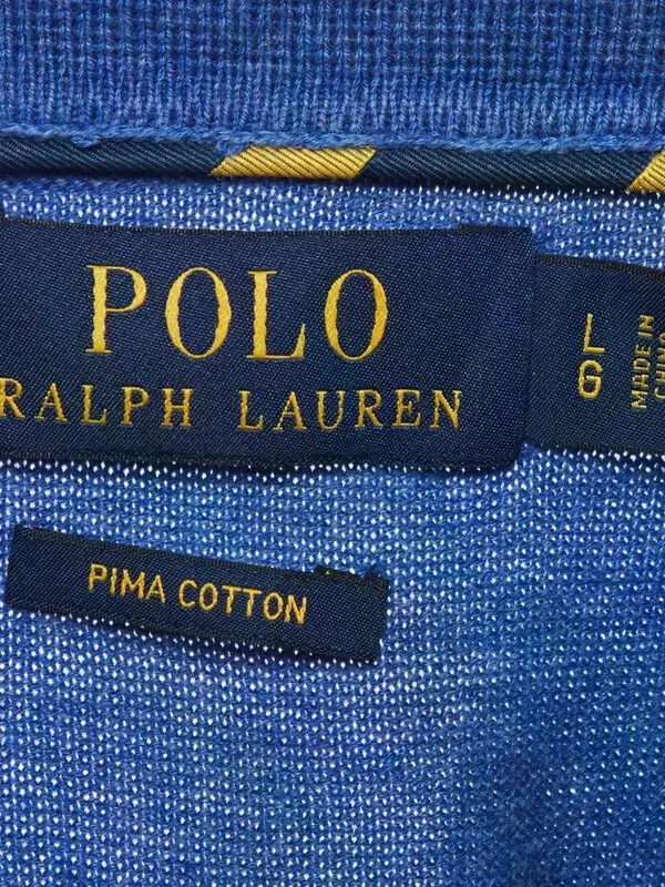 Polo Ralph Lauren Cotton Long-sleeve Polo Shirt - Blue