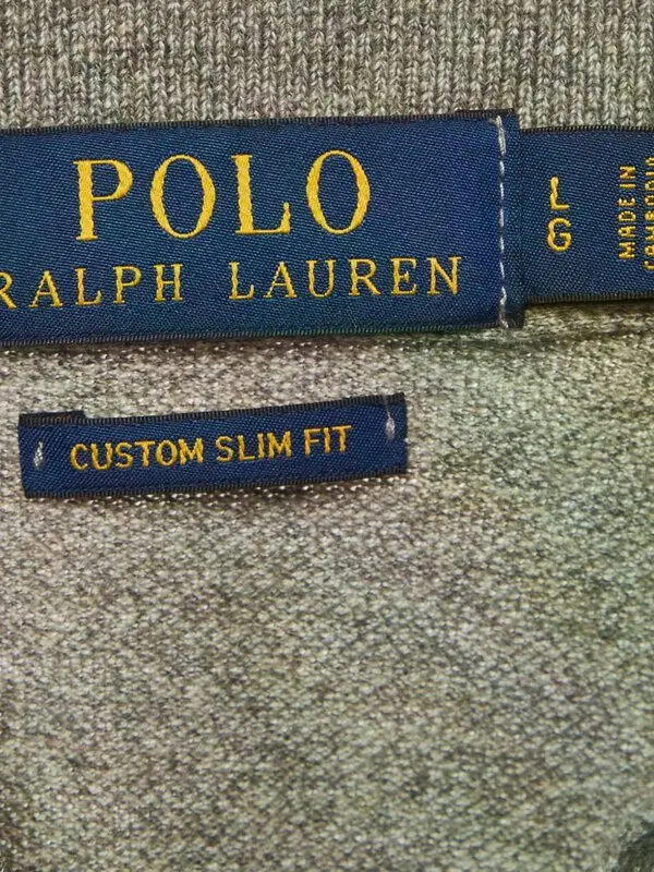 Polo Ralph Lauren Slim-fit Pique Polo Shirt - Grey